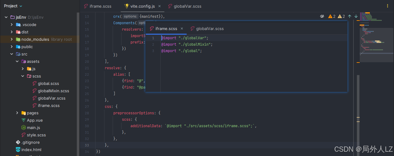 Vue3 Antd Sass Crxjs搭建项目编写chrome插件,支持热更新 Chrome插件使用antdv组件 Csdn博客