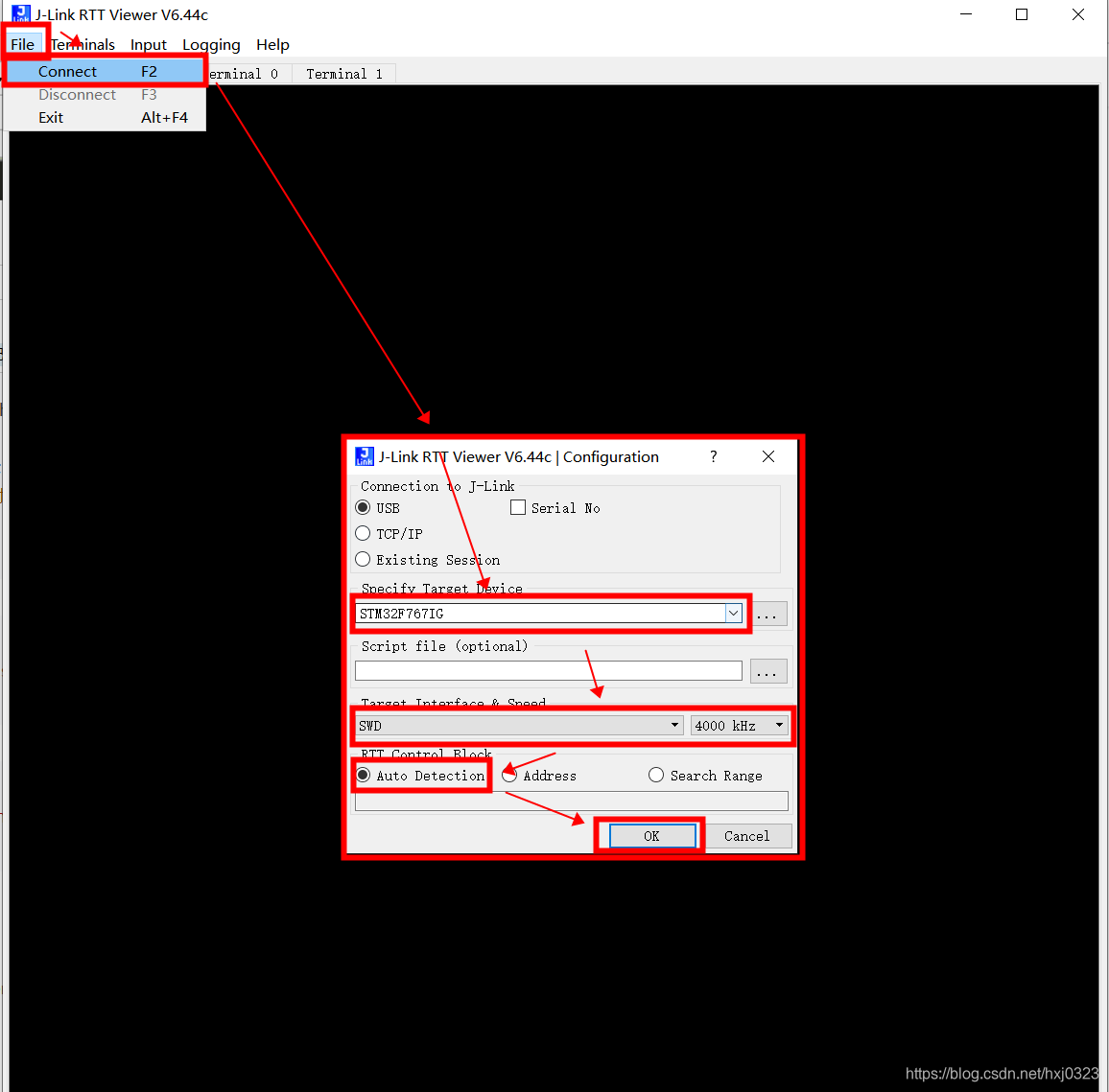 小技巧：STM32中使用SEGGER RTT日志功能 - 完整使用指南-CSDN博客