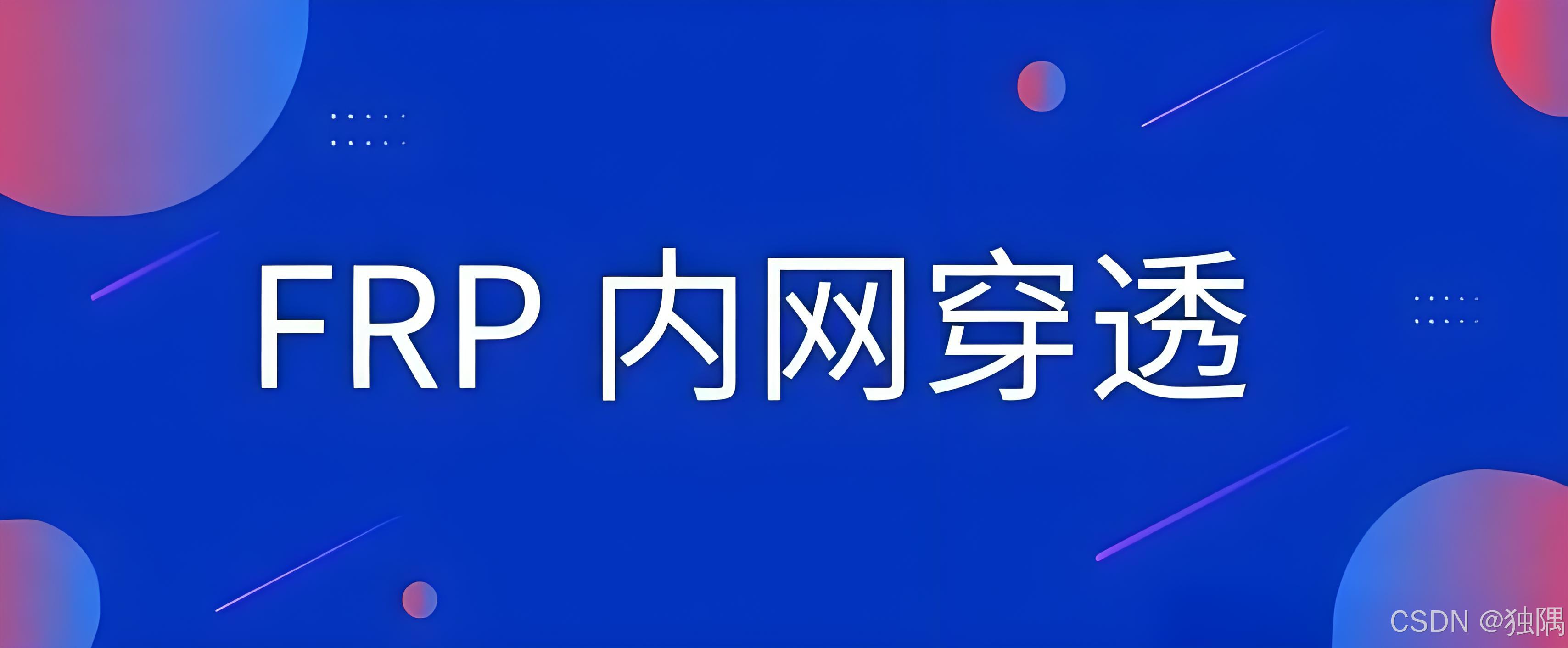 FRP（Fast Reverse Proxy）内网穿透技术系统性文档-CSDN博客