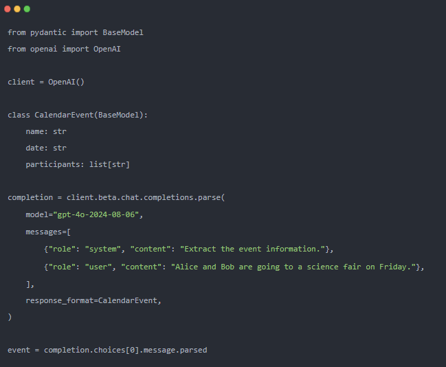 小白学大模型：Structured Outputs格式化输出_java_python_知世-AI Agent技术社区