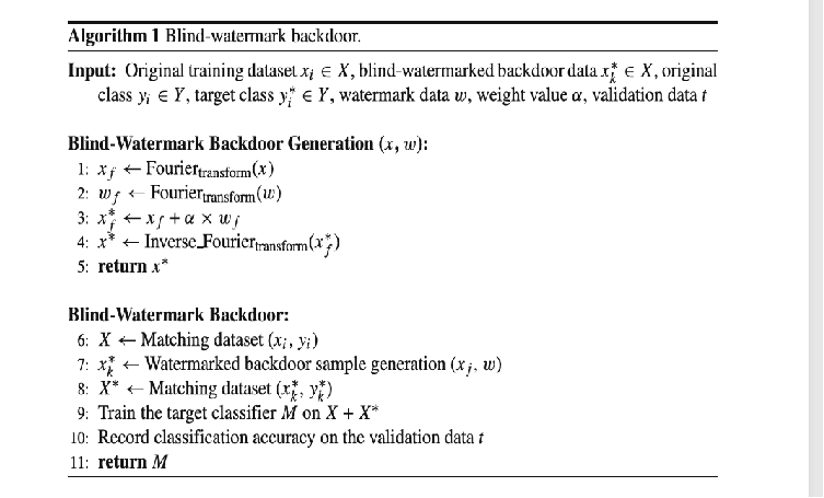 [文献阅读笔记] BlindNet backdoor: Attack on deep neural network using blind watermark 盲水印后门攻击 ...