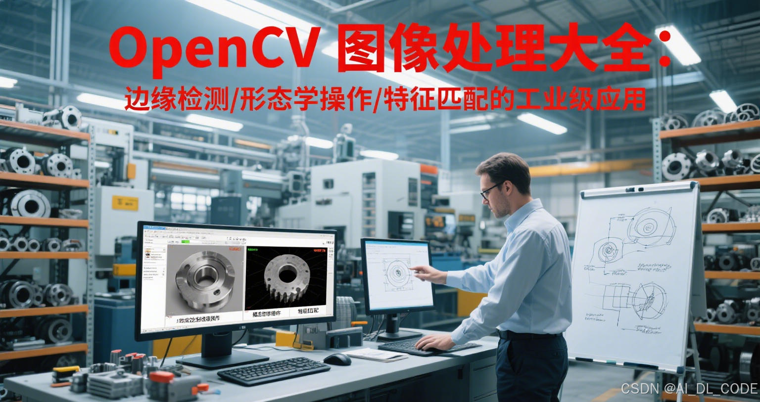 【AI 赋能：Python 人工智能应用实战】7. OpenCV图像处理大全：边缘检测/形态学操作/特征匹配的工业级应用_python 工业质检边缘提取-CSDN博客