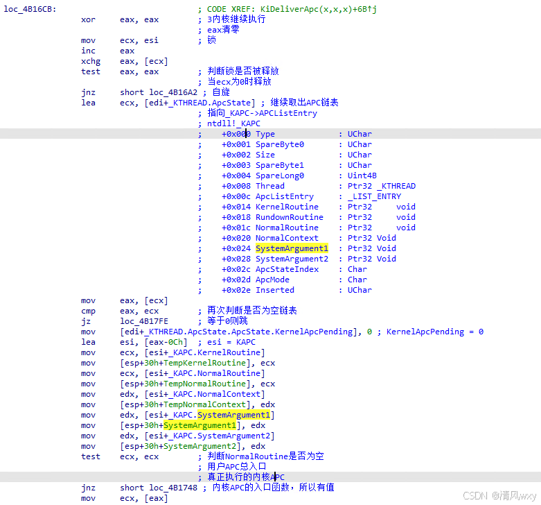 KiDeliverApc逆向之内核APC执行流程_内核 apc-CSDN博客