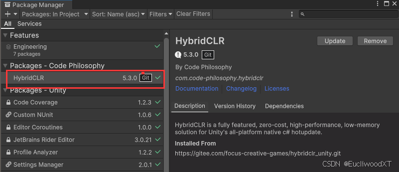 【Unity】HybridCLR和Addressable_unity hybridclr-CSDN博客