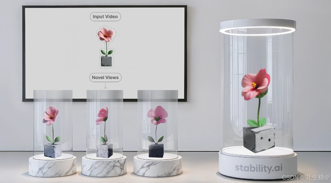 Stable Video 4D 2.0：用一段视频，生成一个会动的数字分身-CSDN博客