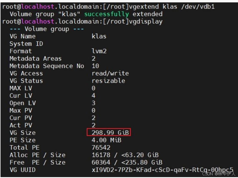 麒麟V10系统扩容（centos7类似）-CSDN博客