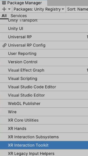 使用Interaction Toolkit开发HTC_unity openxr 支持htc吗-CSDN博客