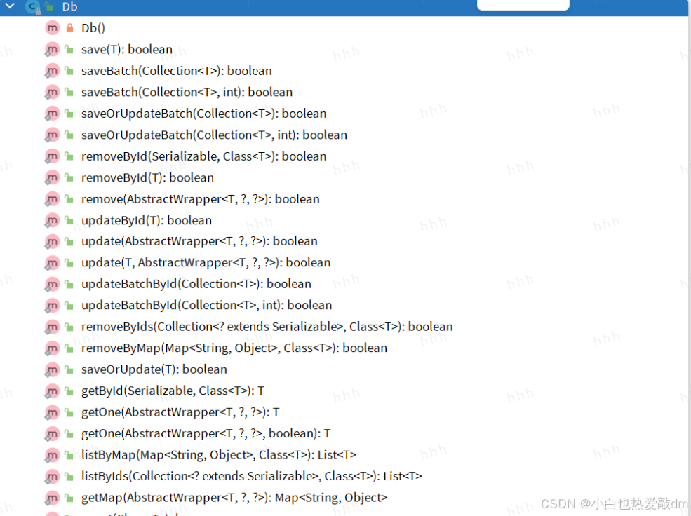 Mybatisplus静态工具类(db)的使用mybatisplus Db Csdn博客