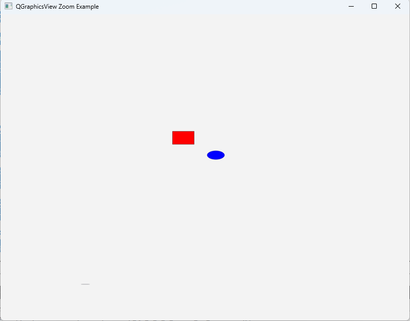 QGraphicsView 缩放-CSDN博客
