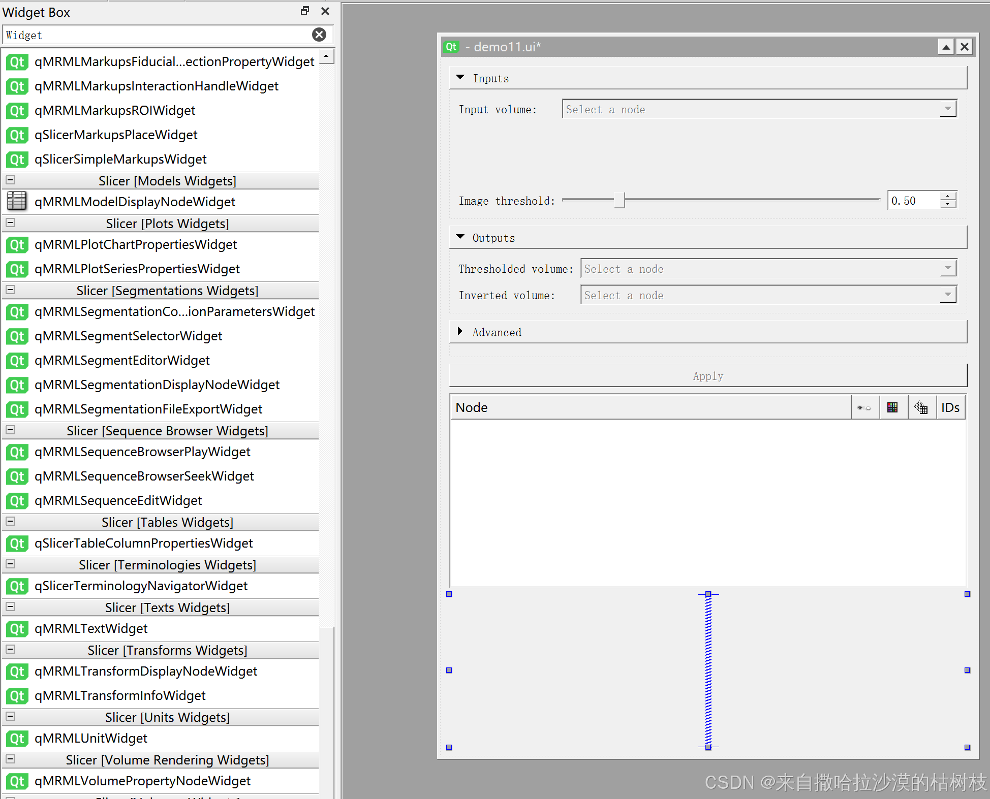 3d slicer python插件制作(三) ui 的添加_python qt slicer-CSDN博客