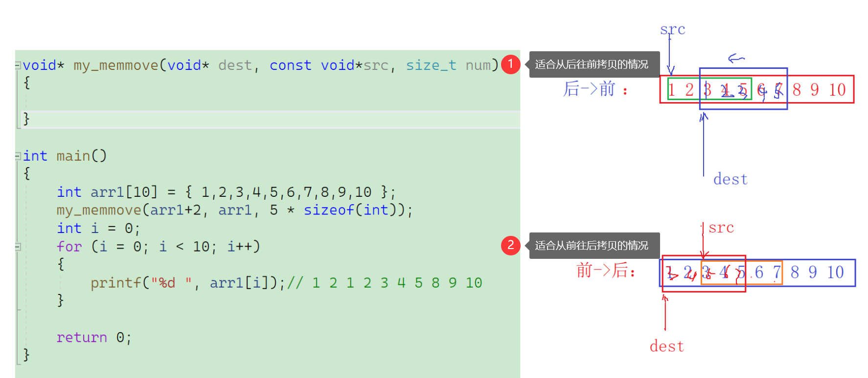 C语言学习笔记-进阶（8）C语言内存函数-CSDN博客