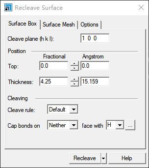 Materials Studio学习笔记（十七）——计算Connolly表面_connolly surface-CSDN博客