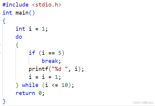 C语言中break和continue语句_break语句-CSDN博客