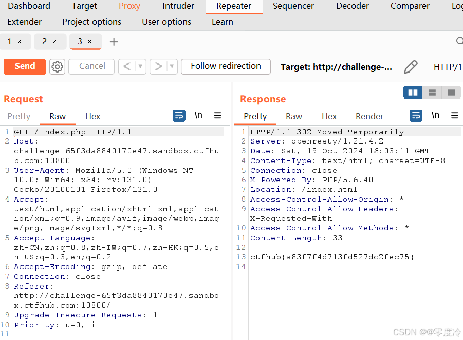 CTFHUB技能树——web篇——web前置技能——HTTP协议........_use ctf**b method, i will give you flag.-CSDN博客