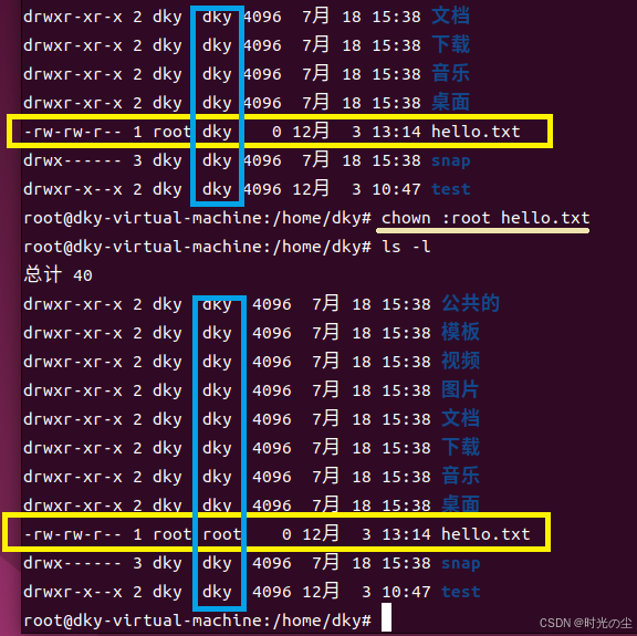Linux命令进阶·如何修改文件和文件夹权限（chomd命令的使用）、如何修改用户和用户组（chown命令的使用）linux更改文件所属用户和权限 Csdn博客