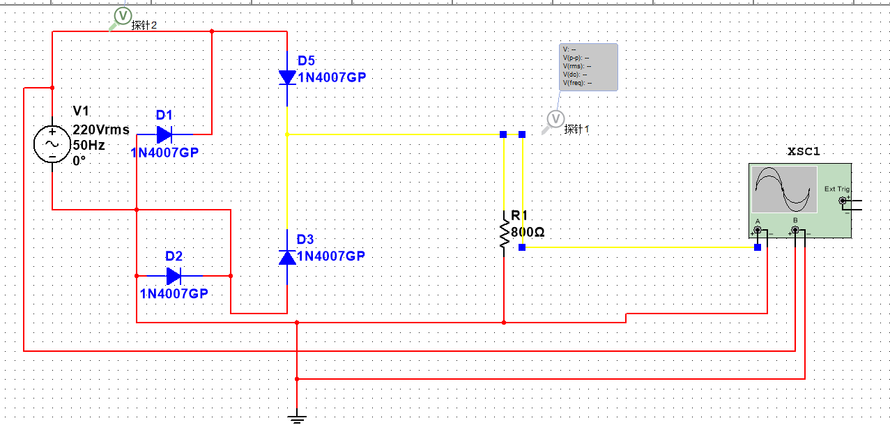 整流电路——multisim仿真_multisim整流桥-CSDN博客