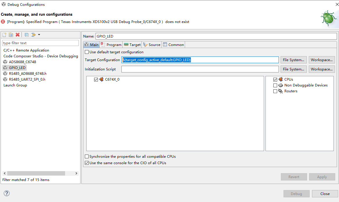 CCS debug时出现“no sourceXXXXXXXXX“_no source available for-CSDN博客