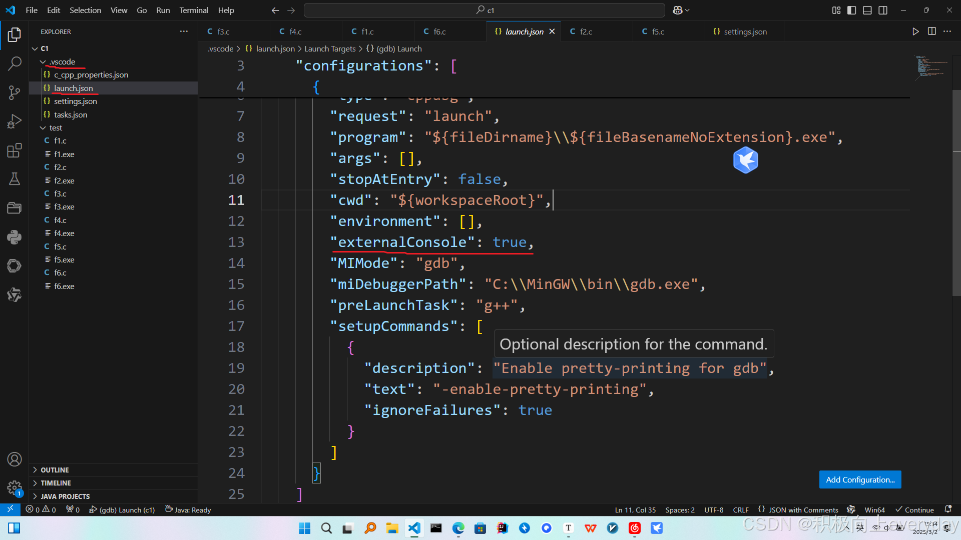 vscode运行弹出cmd窗口（c/c++）并不闪退暂停显示_vscode弹出cmd-CSDN博客