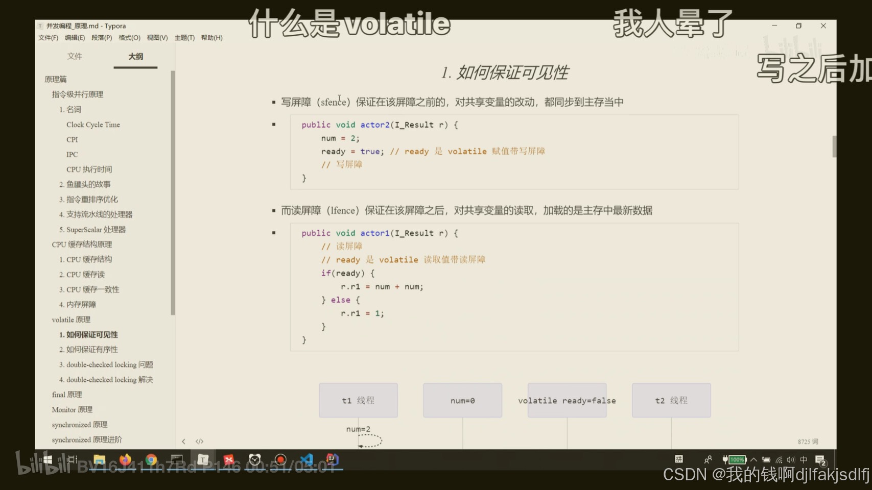 05.013-volatile-原理-保证可见性、保证有序性、、、、dcl简介、问题分析、纠正、解决、_volatile为什么能保证可见性-CSDN博客
