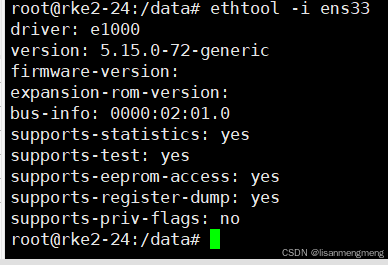 Linux 操作系统下ethtool 命令介绍和使用案例_linux ethtool-CSDN博客