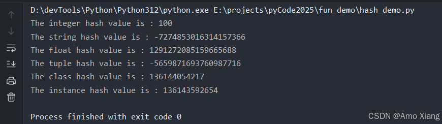 Python 常用内置函数详解（六）：hash()函数----用于获取一个对象（字符串或者数值等）的哈希值_python hash-CSDN博客