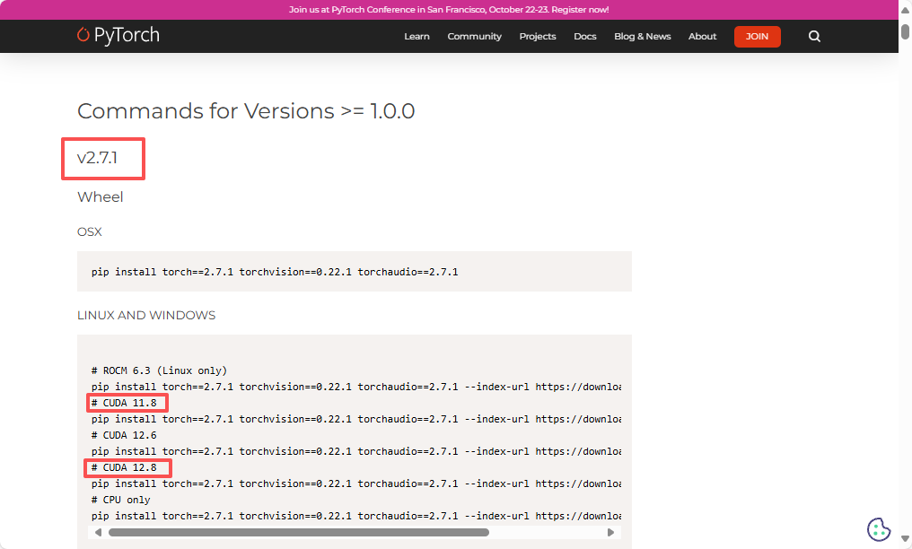 关于comfyui安装xformers，以及torch，torchaduio，torchvision的匹配问题（超详细）（上）_pytorch 2.8 cu129 xformers-0.0. ...