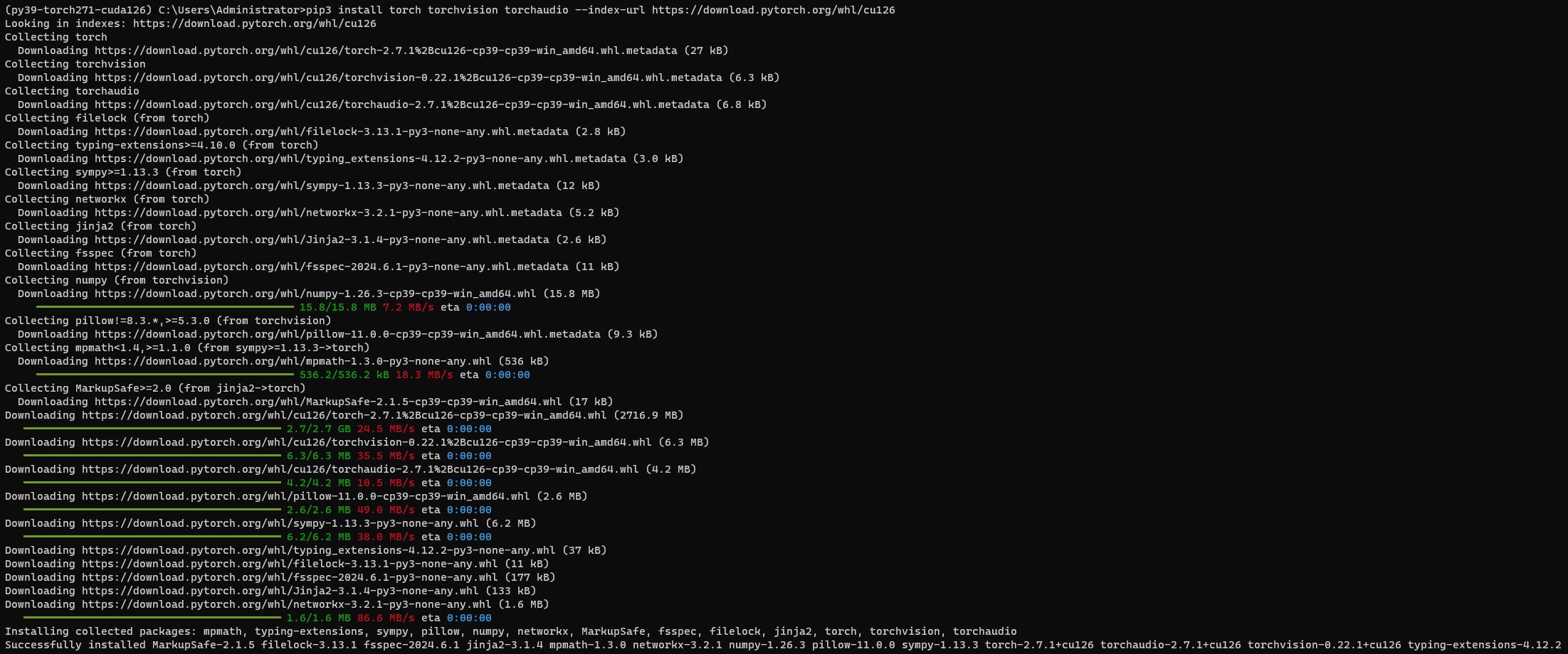 Python深度学习 安装GPU版PyTorch_ptyhon gpu 环境安装-CSDN博客