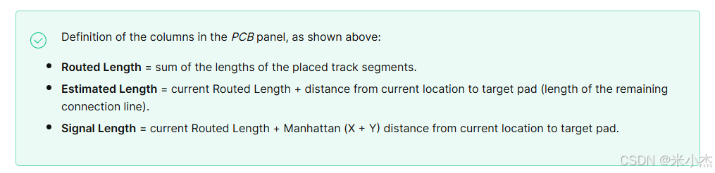 AD软件中Signal Length和Routed Length的区别-CSDN博客