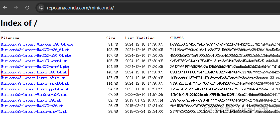 Linux安装MiniConda-CSDN博客