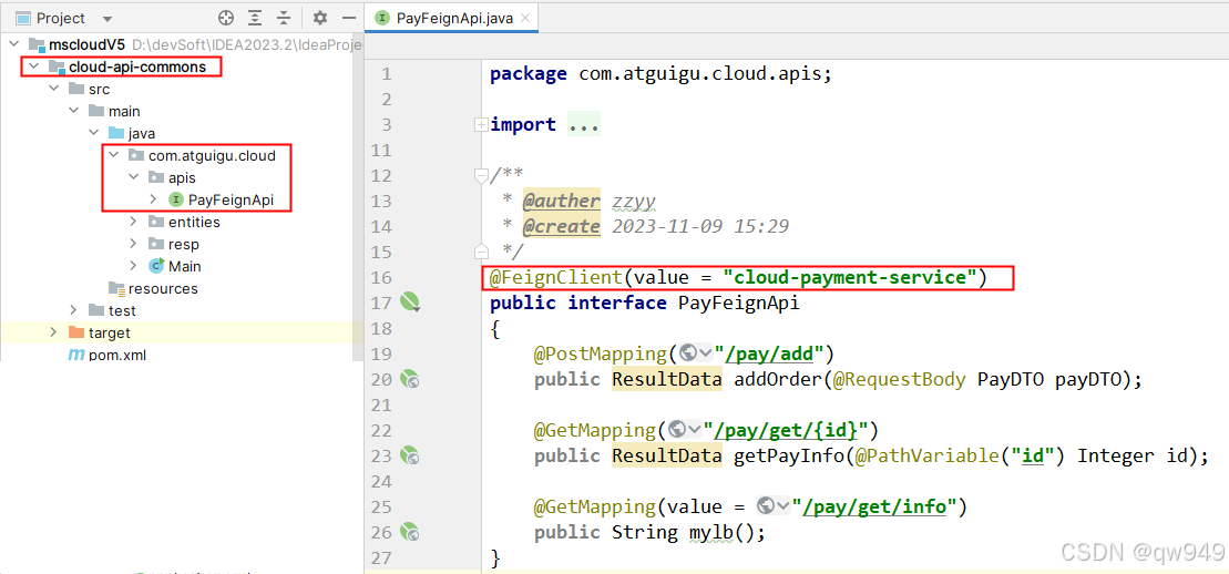 SpringCloud——OpenFeign服务接口调用_调用feign接口-CSDN博客