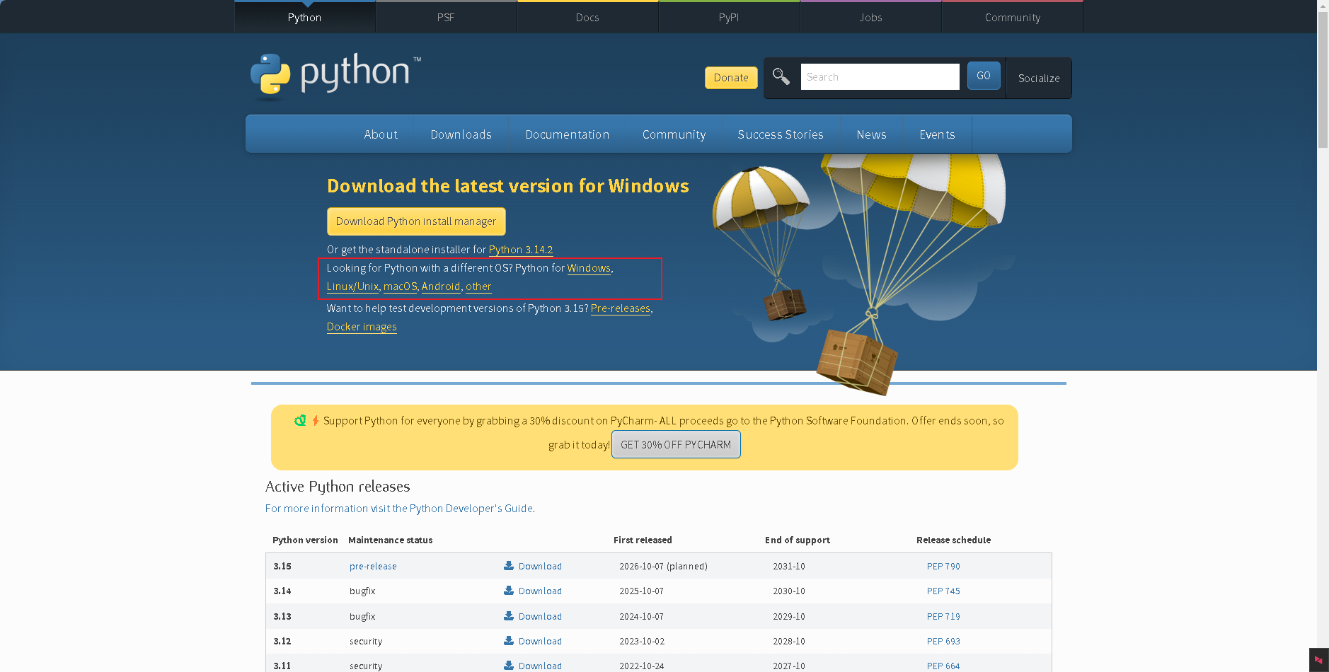 Python3.14安装包下载地址_python 3.14.2下载-CSDN博客