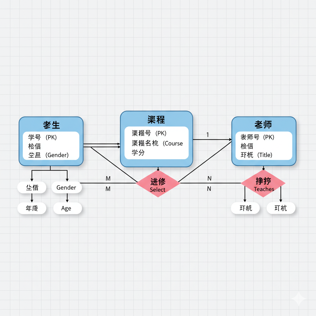 数据库设计基石：实体关系图 (ERD) 深度解析与实践-CSDN博客
