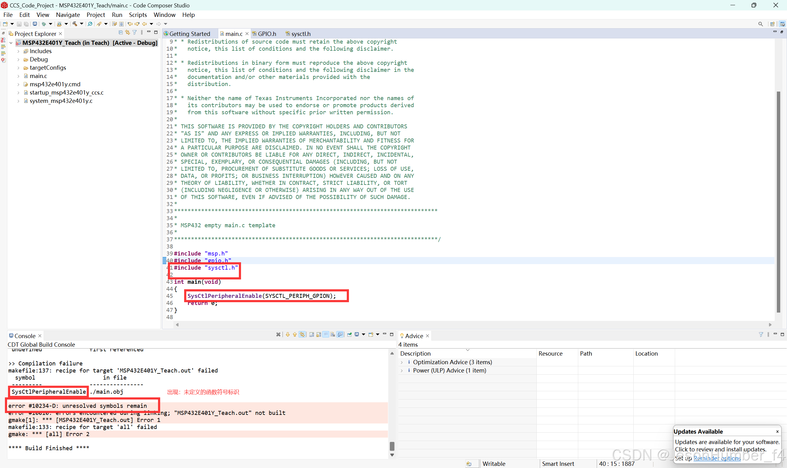 Code Composer Studio的环境配置（CCS12.7.1）（以MSP432E401Y及其官方SDK导入配置）-CSDN博客