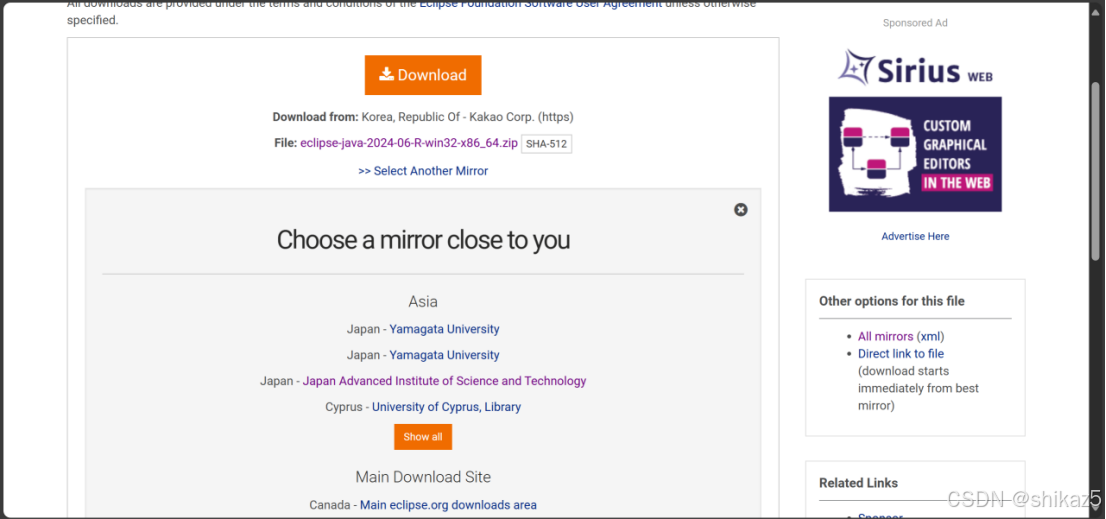 Windows系统安装配置Eclipse以及实现第一个程序hello world_windows安装eclipse-CSDN博客