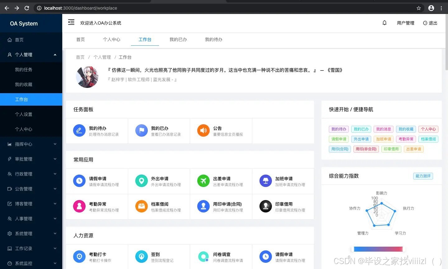 Springbootvue3 全功能oa办公系统springbootvue3实现的oa办公系统 Csdn博客
