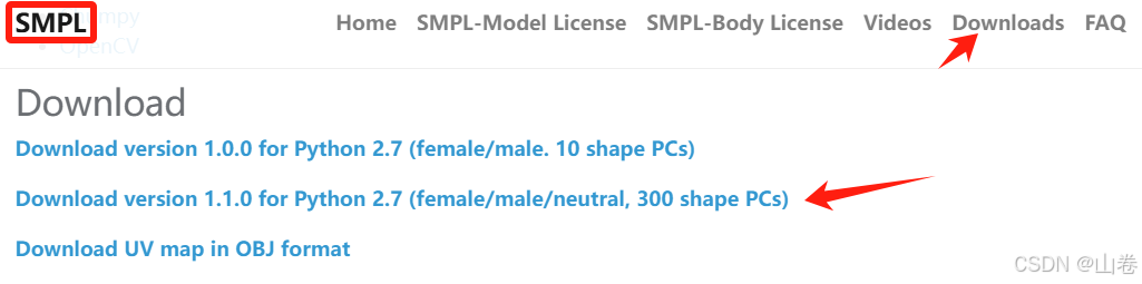 在Colab上跑SMPLX的记录：（一）基于matplotlib跑出模型_cloth-extended smplx github-CSDN博客