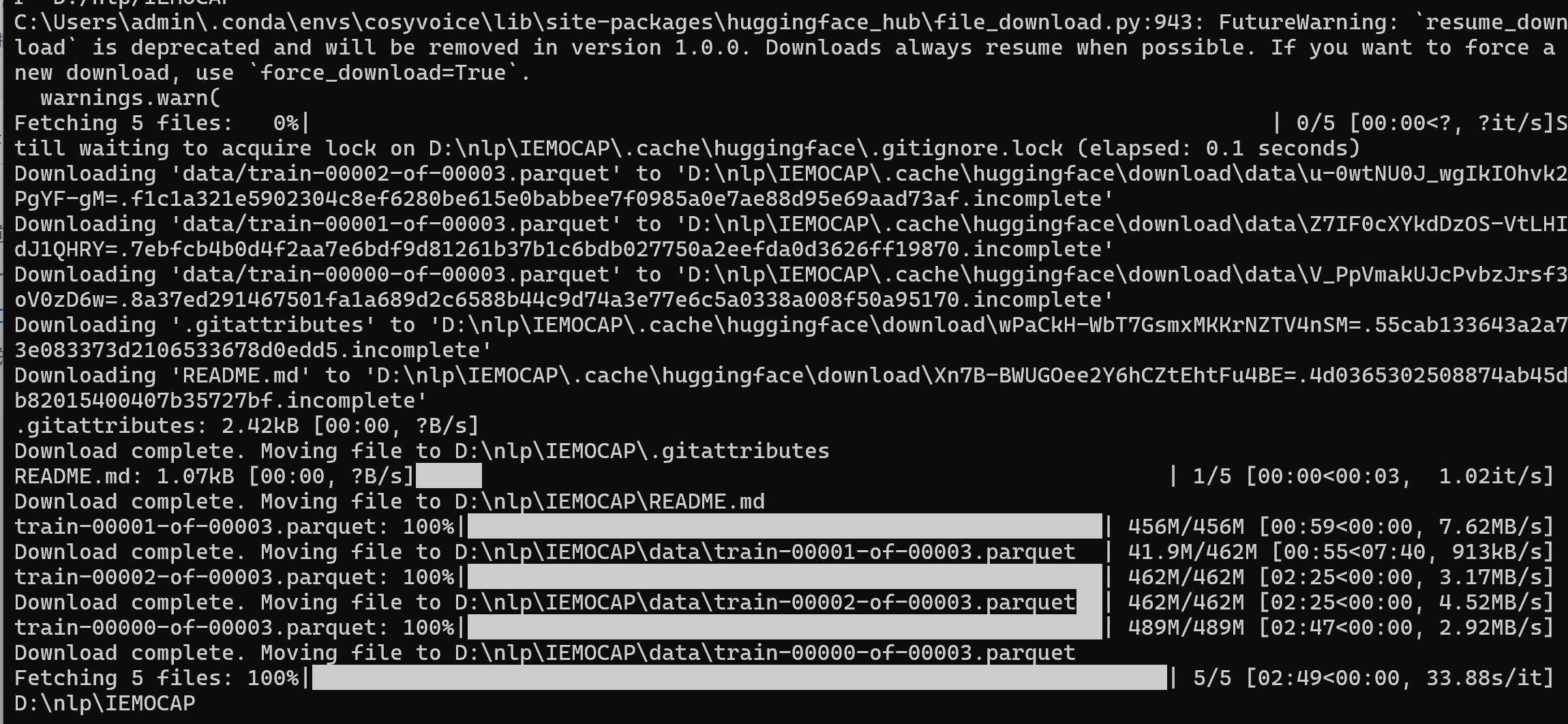 如何从huggingface下载数据集到本地_huggingface上的数据集如何下载到本地电脑上进行训练-CSDN博客
