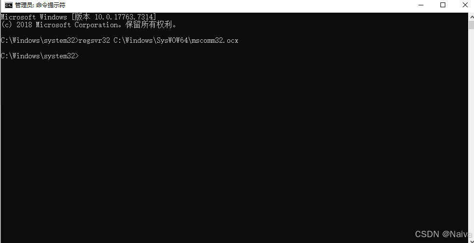 【小技巧】Component ‘mscomm32.ocx‘ or one of its dependencies not correctly registered: a file is ...