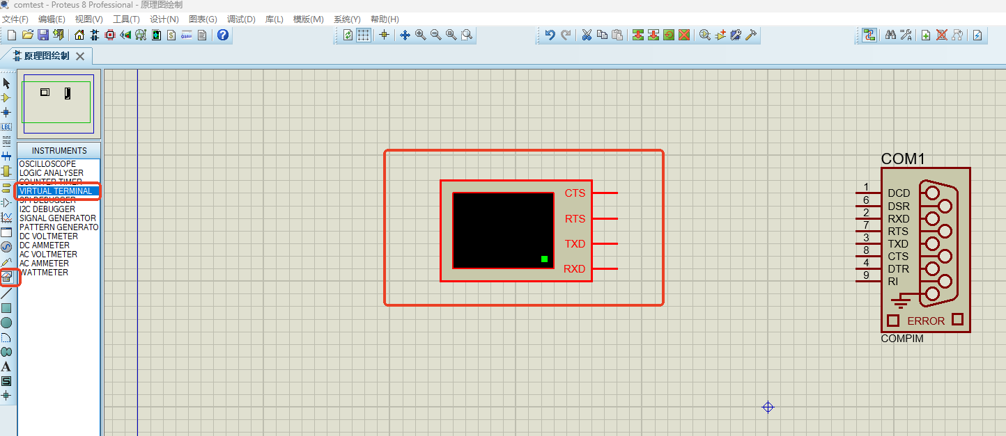 Proteus串口仿真手把手超详细教程_proteus 虚拟串口-CSDN博客