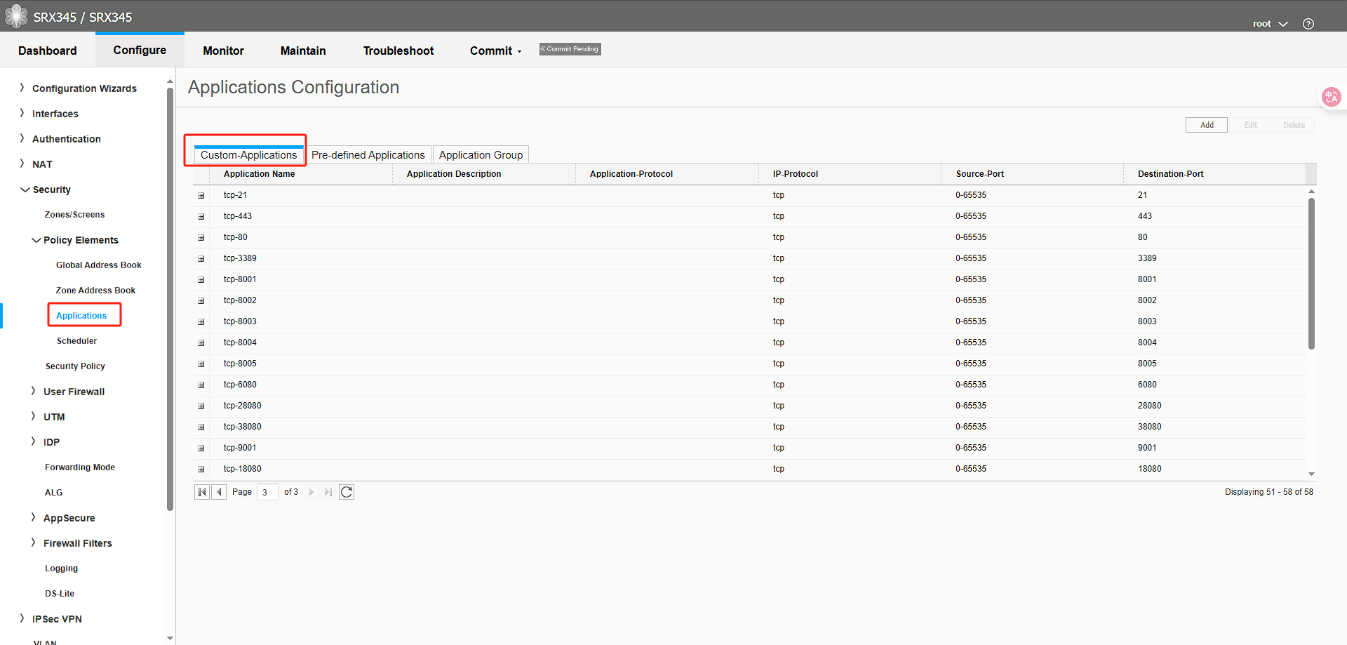 Juniper SRX345 Web Device Manager （J-web）防火墙配置-图文教程_juniper防火墙web配置-CSDN博客