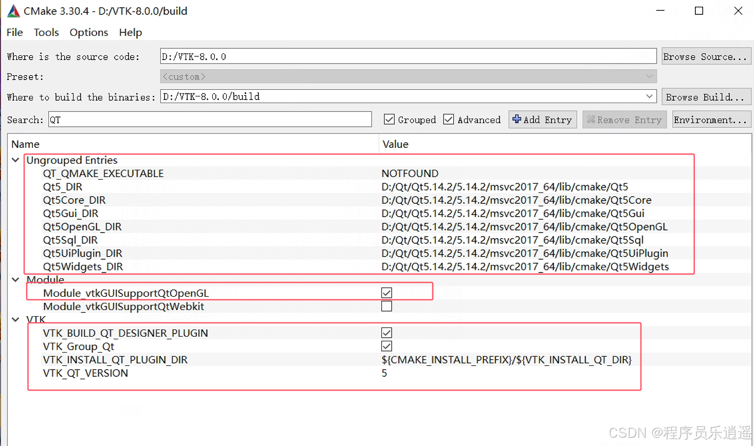 Qt 5.14.2 +VS2017+ VTK 8.0 + QVTKWidget 插件 运行环境_vs2017+qt+vtk-CSDN博客