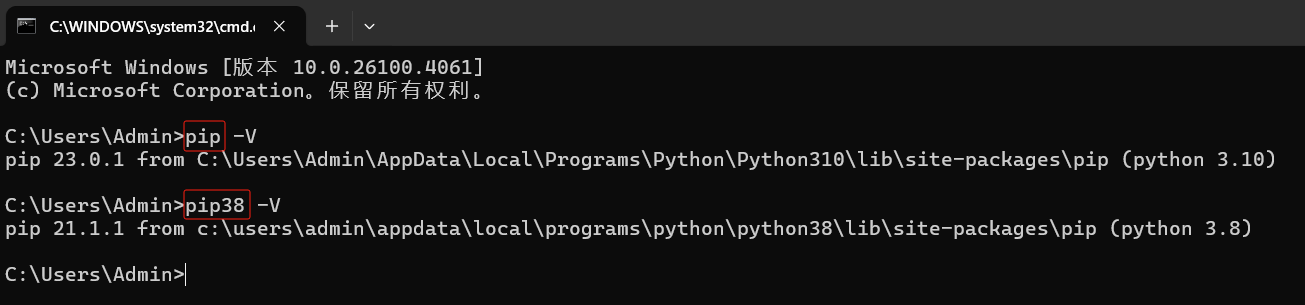 在Windows安装不同版本的Python_win11安装python3.8-CSDN博客