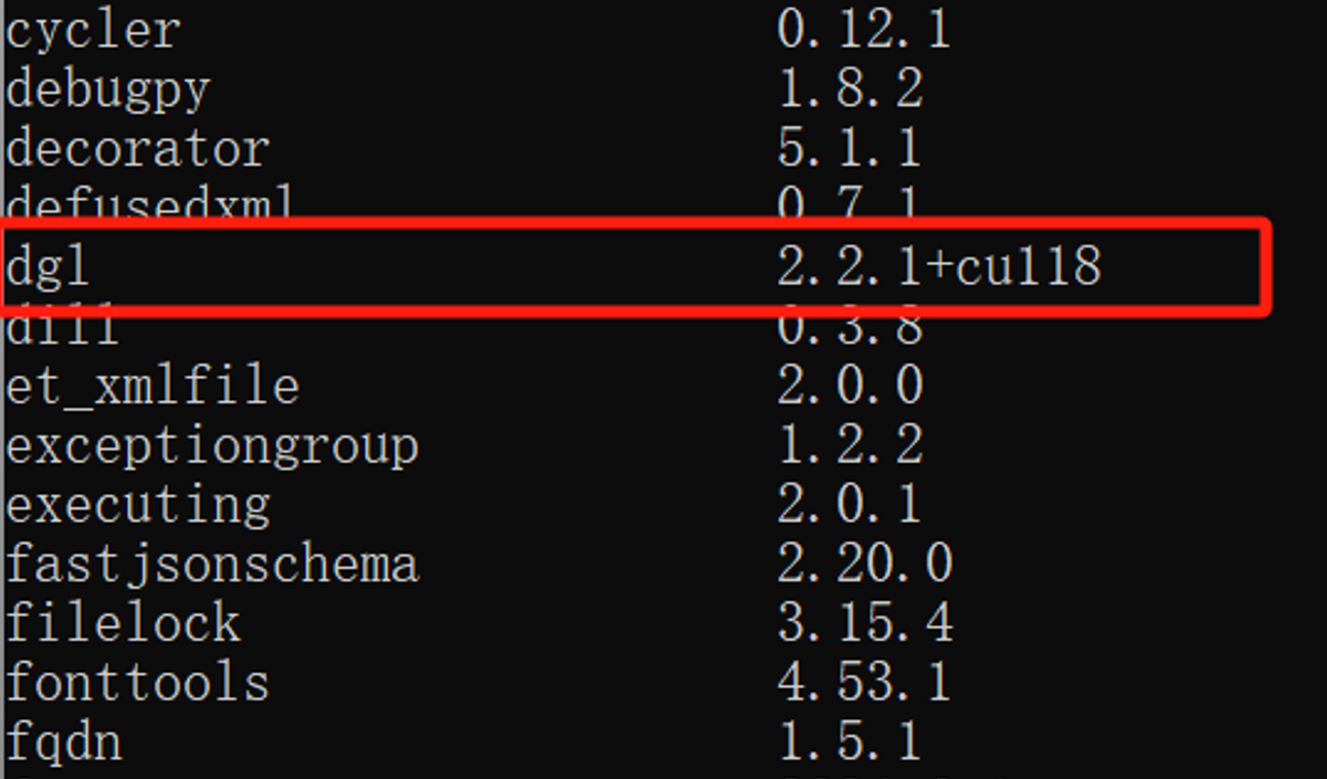dgl安装报错Could not find module ‘xxx\dgl\dgl.dll‘ (or one of its dependencies). Try using the full ...