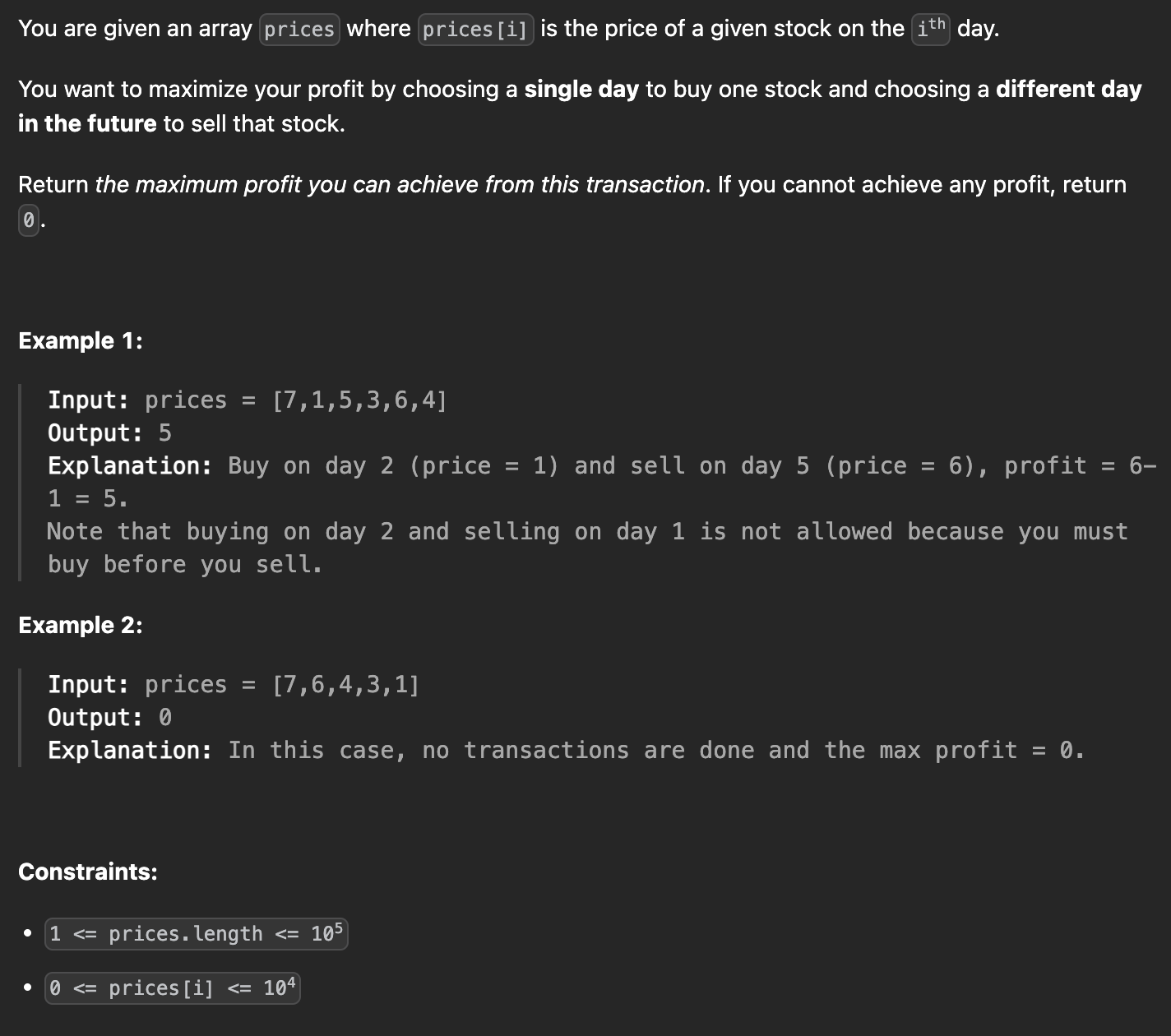 algorithm practice:(0515) 121 best time to buy and sell stock-CSDN博客