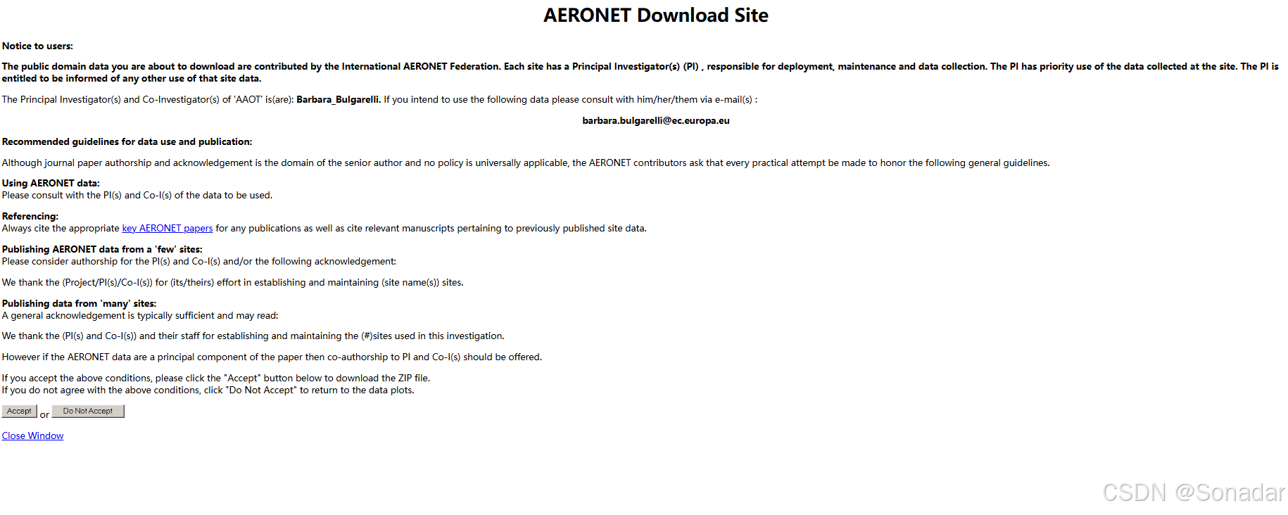 （2025年2月）AERONET AOD数据自动化批量下载（Python+模拟检索+BeautifulSoup+Selenium）_aeronet python-CSDN博客