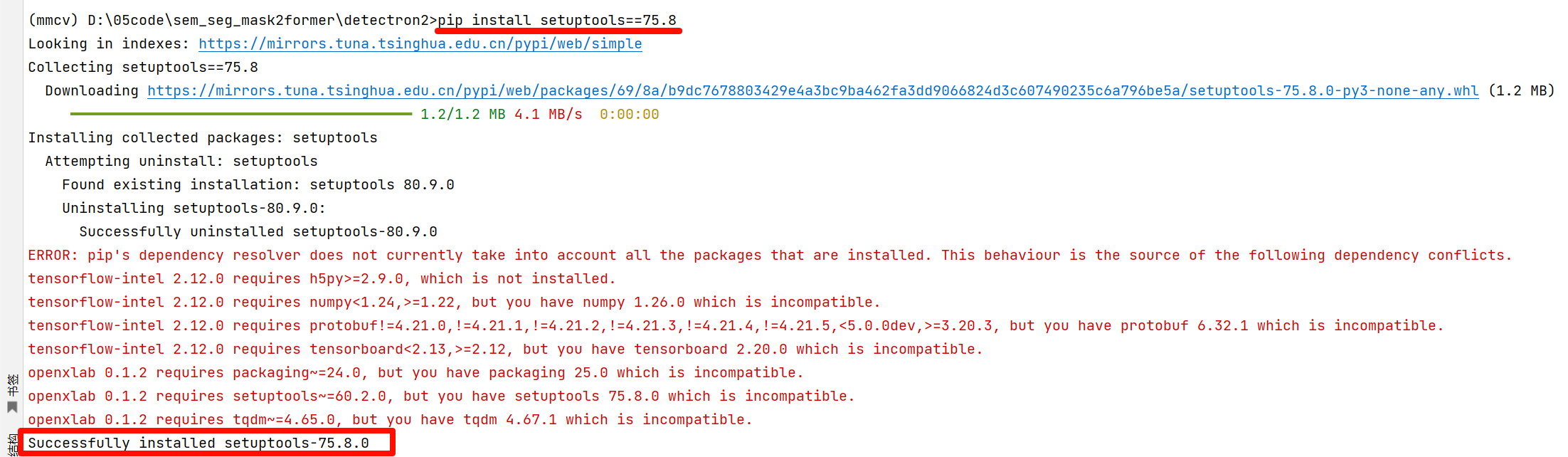 安装detectron2找不到torch模块_detectron2 modulenotfounderror: no module named 't-CSDN博客