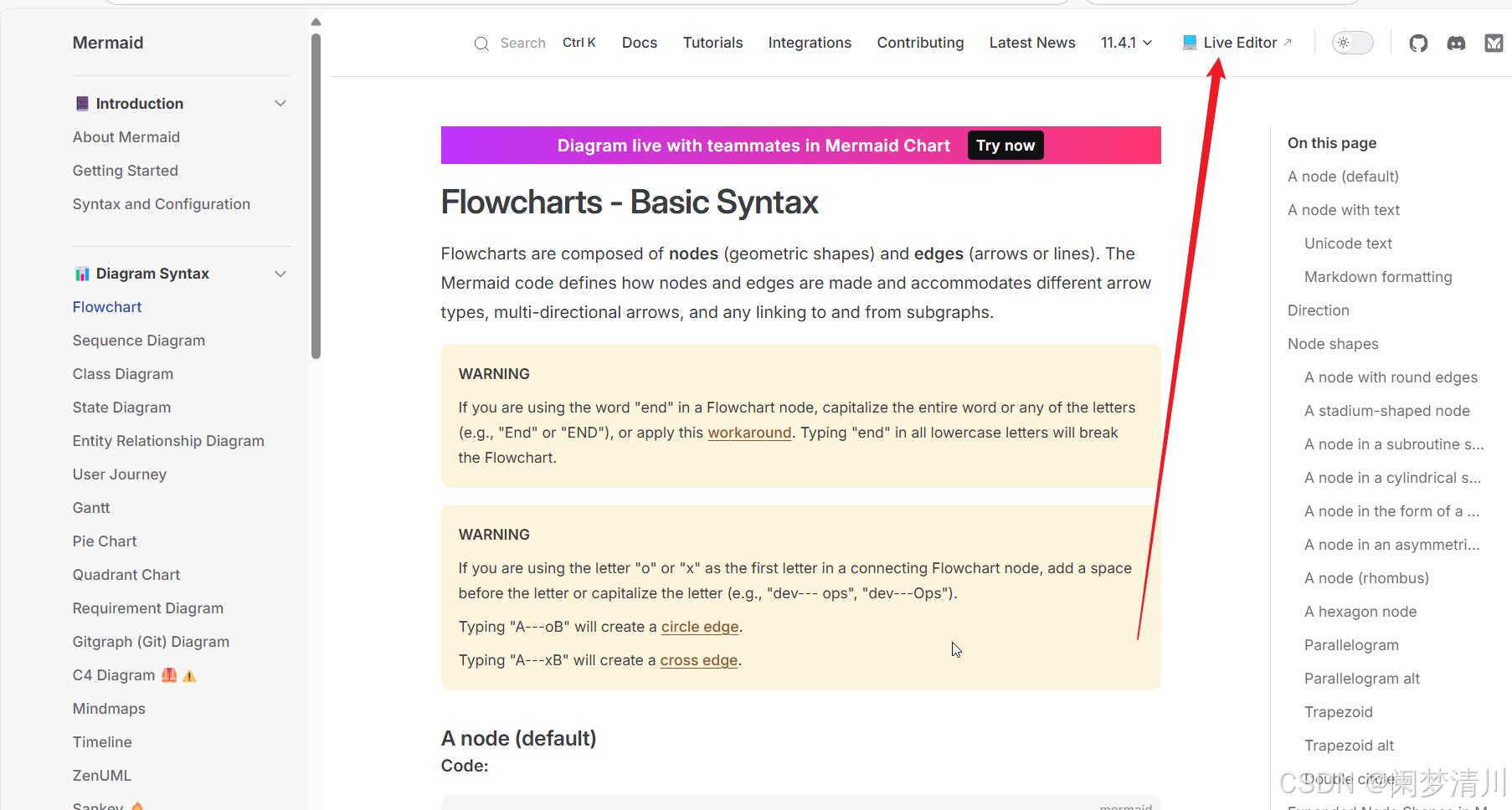 74K star!!!像写markdown一样绘制流程图-----记录第一次使用mermaid的感受_像markdown 一样画流程图-CSDN博客