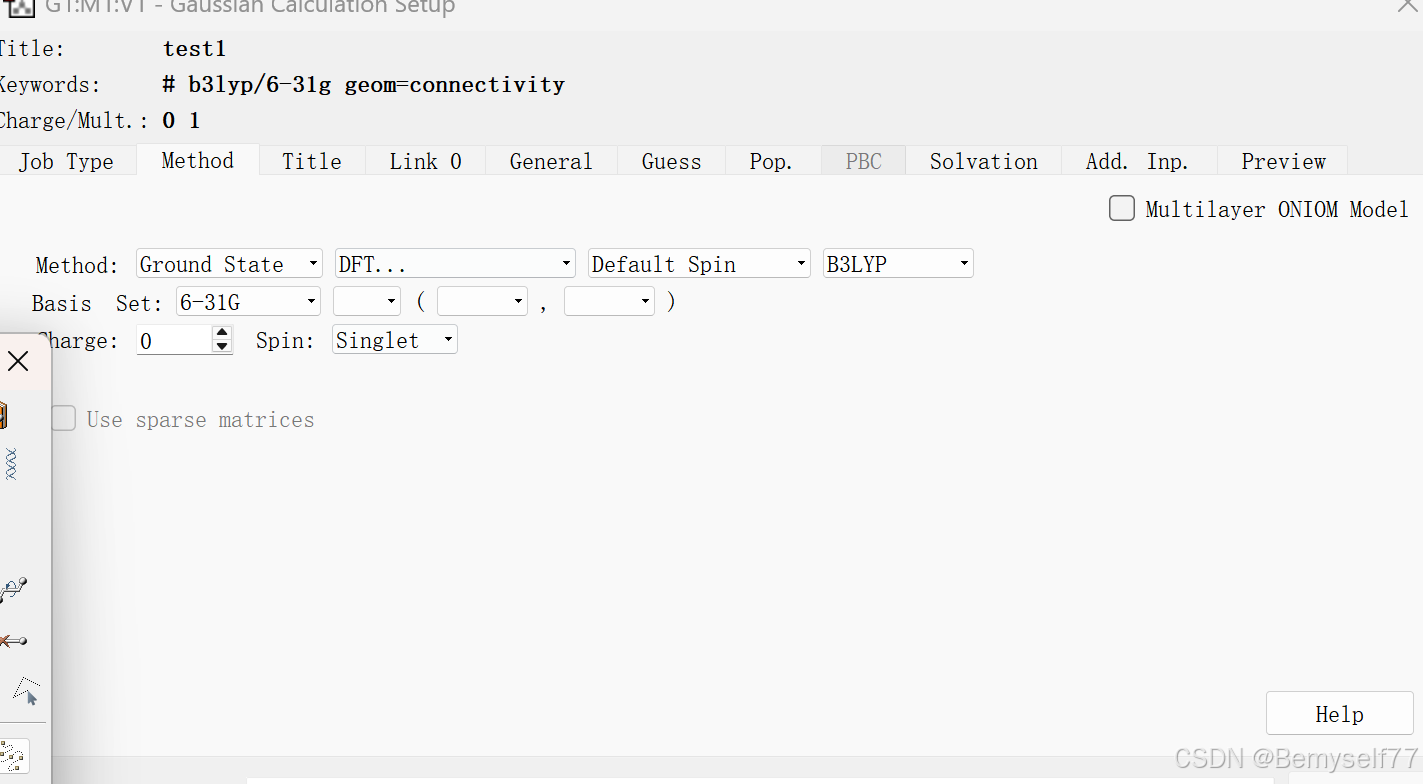 Gaussian入门学习笔记( 3.Gaussain主页面的介绍)_gaussian 缓存路径设置-CSDN博客