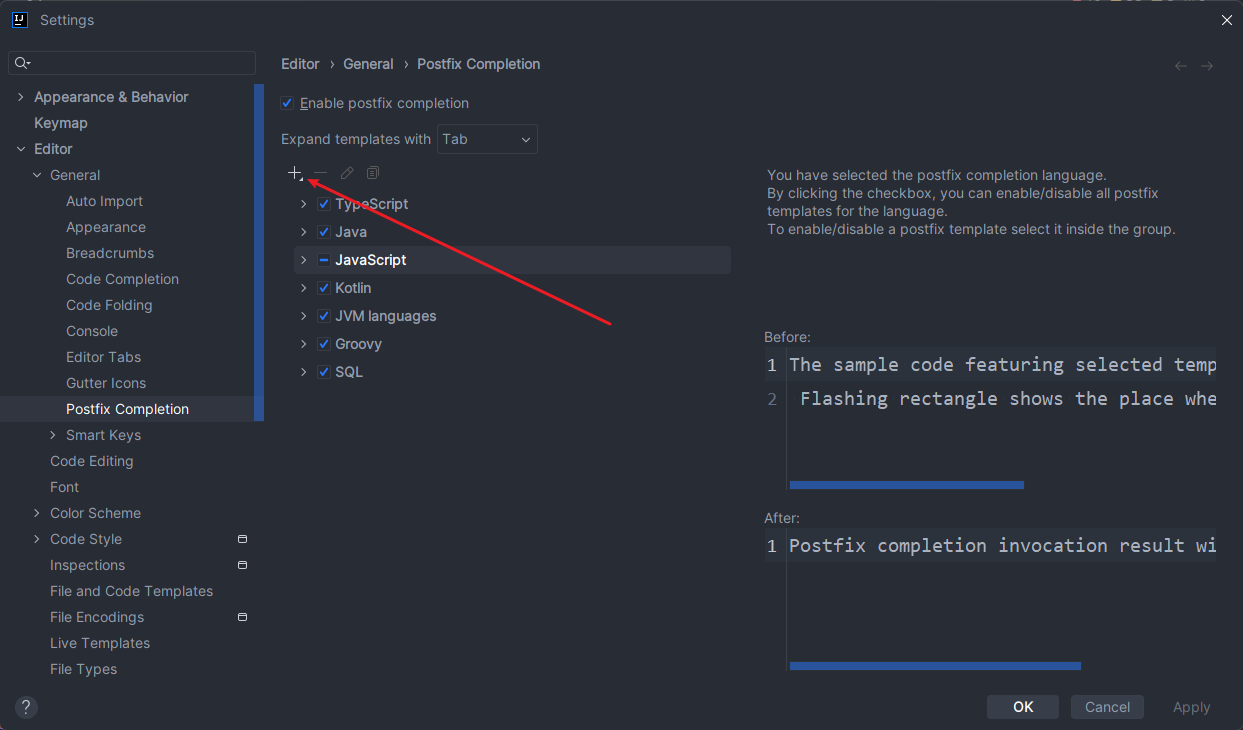 IDEA 2023.3.6 自定义 JavaScript 的 console.log 快捷后缀补全，高效输出调试信息-CSDN博客